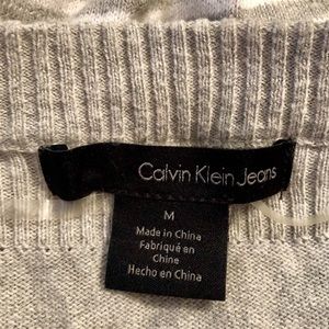 Calvin Klein | Sweaters | Calvin Klein Cotton Striped Open Front ...